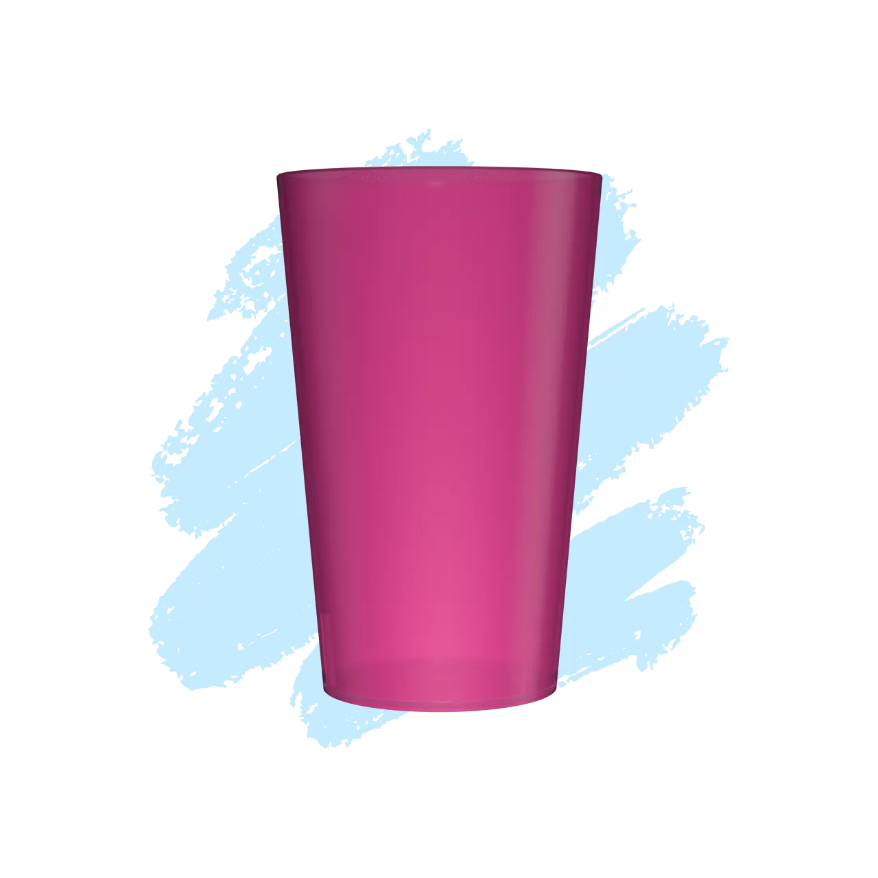 Gobelet Personnalisé 25cl Rose - Personnalisation facile