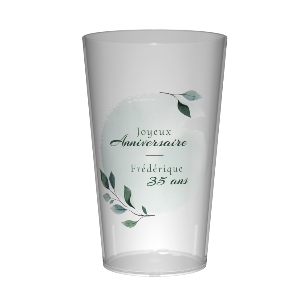 Gobelet Personnalisé Anniversaire - Chic et Classe