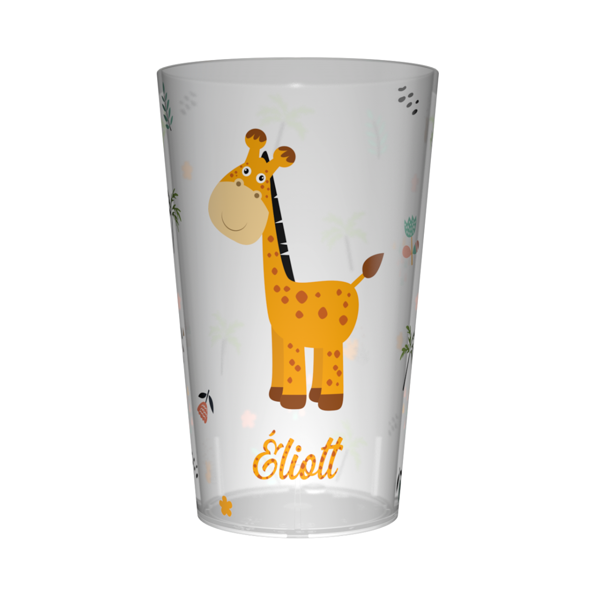 Gobelet personnalisé Enfant Girafe - Gobelets.com