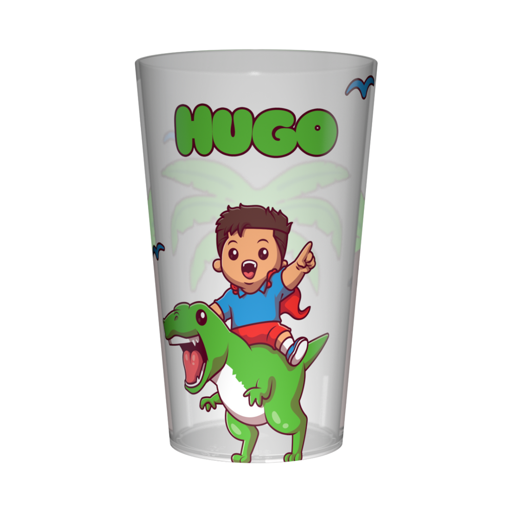 Gobelet personnalisé Enfant Dino Vert - Gobelets.com