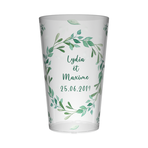 Gobelet personnalisé Mariage Brindille - Gobelets.com
